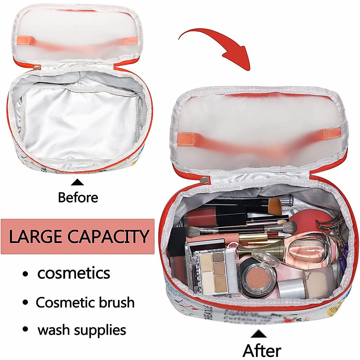 PXTIDY Lunch Lady Cosmetic Bag Lunch Lady Appreciation Gift Cook Lunch Lady Toiletry Case Lunch Server Gift Cafeteria Worker Travel Organizer (grey-LT)