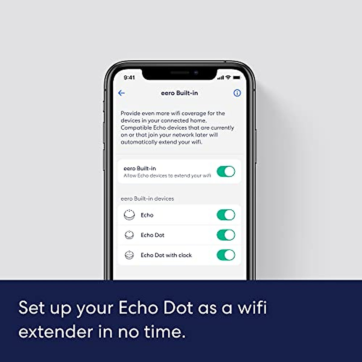 Echo Dot (5th Gen) Glacier White with eero Mesh Wifi Router
