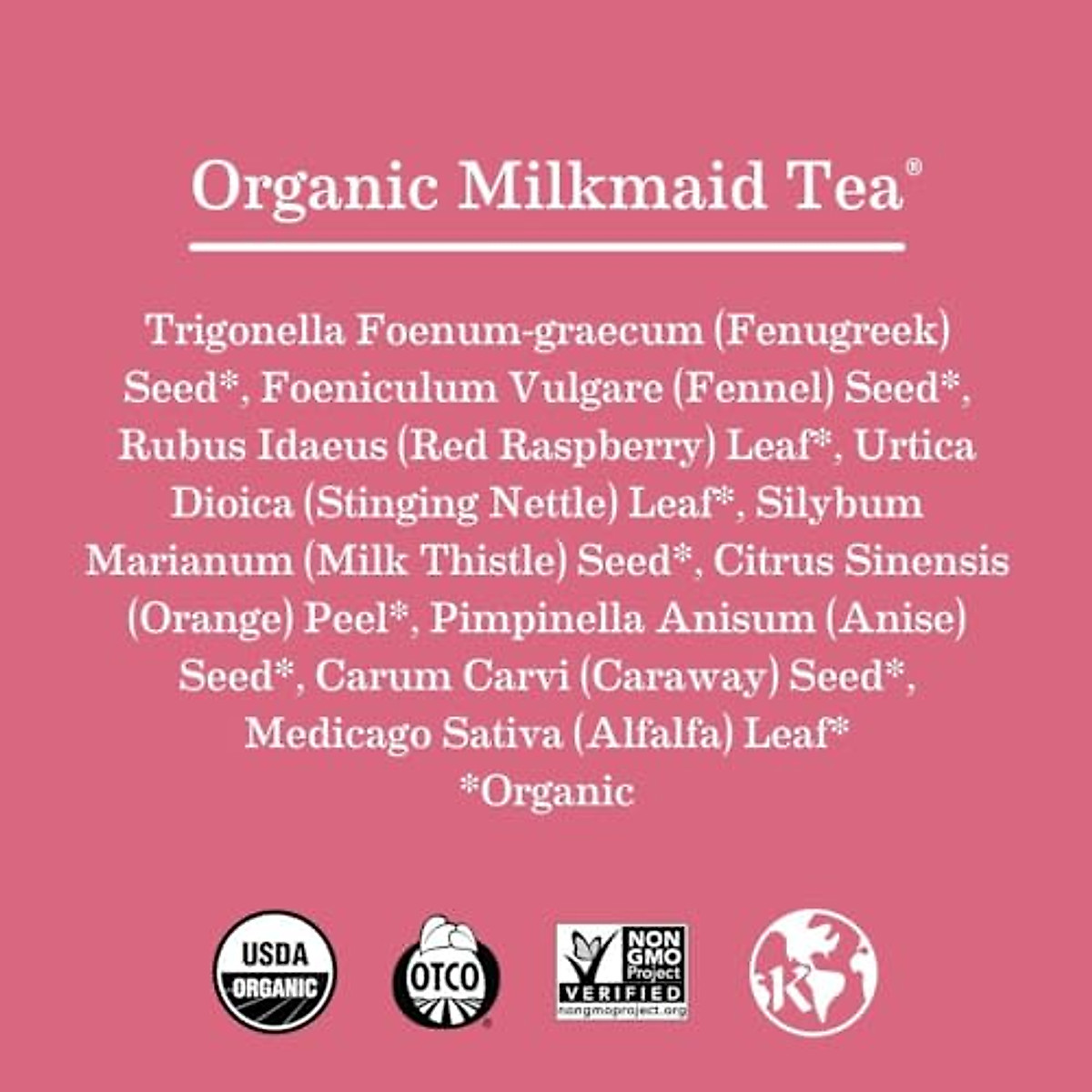 Earth Mama Angel Baby Organic Milkmaid Nursing Tea, 16 Teabags/Box (Pack of 2)