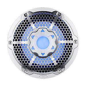 NXL 10" Marine Subwoofer with LED RGB Lights 300 Watts Rms SVC 4-Ohm -White
