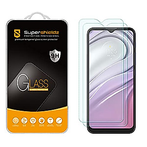 Supershieldz (2 Pack) Designed for Motorola Moto G Pure Tempered Glass Screen Protector, Anti Scratch, Bubble Free