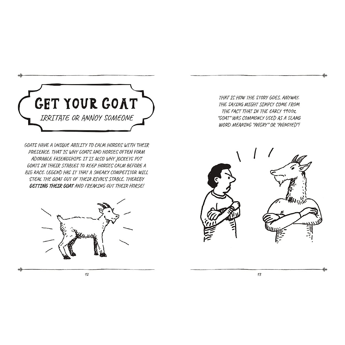 The Illustrated Histories of Everyday Expressions (Discover the True Stories Behind the English Language's 64 Most Popular Idioms (Etymology Book, ... English Grammar and Idioms, Gift for Readers)