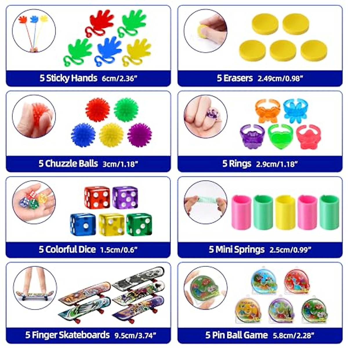 Amy&Benton 1000PCS Birthday Party Favors for Kids Return Gifts Bulk Goodie Bag Stuffers Toy Packs Treasure Box Prizes for classroom