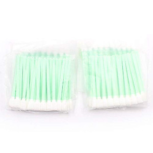 Hotwin 200 pcs Square Rectangle Foam Solvent Cleaning Swabs Sticks for Large Format Roland Mimaki Mutoh Printers