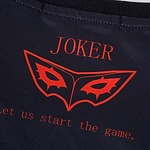 Persona 5 Shirt P5 Mens Womens Boys Girls Short SleeveT-Shirt (3XL) Black