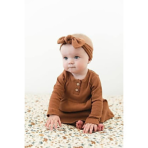 Harvest Floral Muslin Crib Sheet by Mebie Baby, Soft and Breathable Bed Sheets for Babies, Modern Neutral Bedding for Cribs, Standard Crib Mattress Fitted Sheet, Great for Boy or Girl Room or Nursery