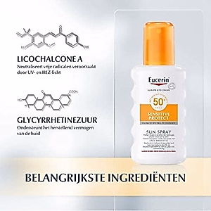 Eucerin Sun Spray SPF 50+ Sensitive Skin 200 Ml