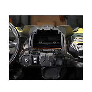 A & UTV PRO Trail Electronic Tablet Device Holder, GPS Tablet and Phone Holder Mount Storage Box for Can am Commander/Commander MAX/Maverick Sport/Trail/Sport MAX,Replace OEM #715005212