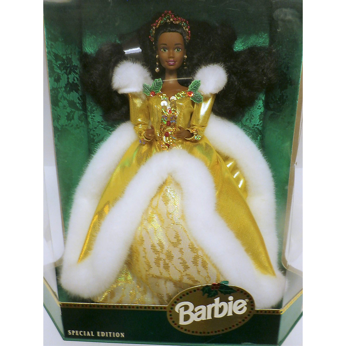 Barbie Happy Holidays AA Doll - Special Edition Hallmark 2nd in Series (1994)
