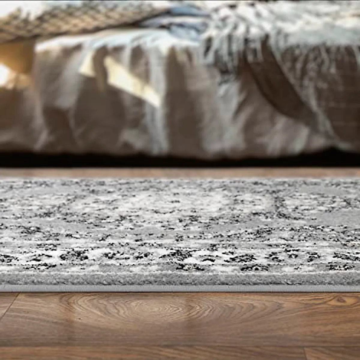 Antep Rugs Oriental 8x10 Traditional Medallion Indoor Area Rug Siesta (Gray Beige, 7'10" x 10')