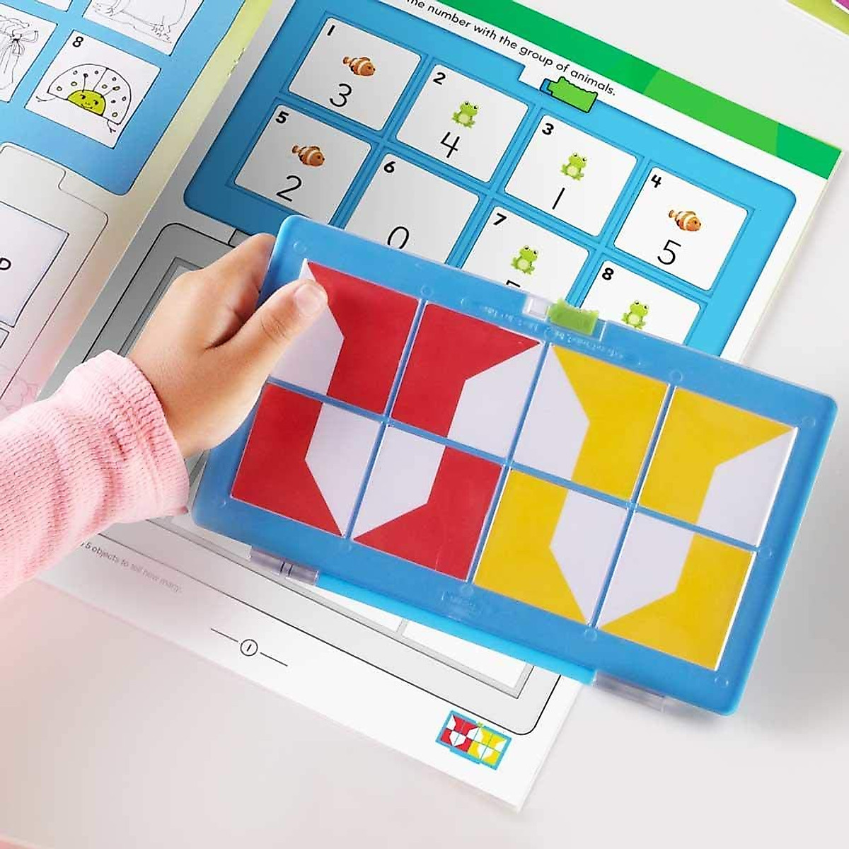 hand2mind Learn to Read with BOB Books & VersaTiles Advancing Beginner Set, Early Reader Books, Phonemic Awareness Workbook, Kindergarten Phonics Learning Activities, Science of Reading