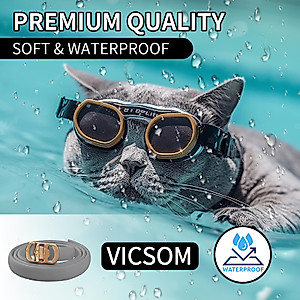 4 Pack Flea Collar for Cats, Cat Flea and Tick Collar 32 Months Cat Flea and Tick Treatment Collar, Waterproof Adjustable Cats Kitten Flea Collar, Tick and Flea Prevention Collar for Cat, Black Grey