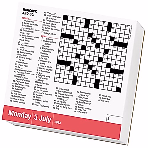 Mensa 10-Minute Crossword Puzzles Page-A-Day Calendar 2023: For Crossword Puzzle Addicts and Word Nerds