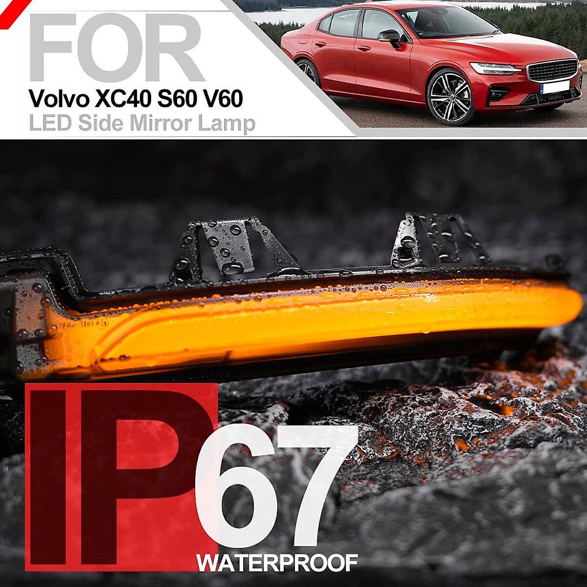 nsautolighting 4pcs LED Side Marker Lights Assembly for Chevy C/K Series C10 C20 C30 K10 K20 K30 Trucks Suburban K5 Blazer Clear Lens Front Rear Bumper Sidemarker Lamps Replace OEM Sidemarker Lamps