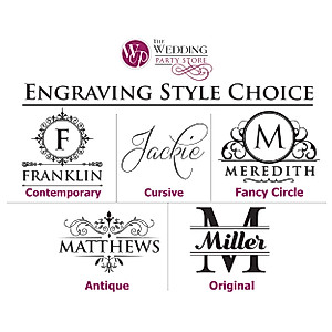 The Wedding Party Store Custom Monogrammed 40 oz Tumbler with Handle, Lid and Straw - Personalized Insulated Stainless Steel Large Cup (Black)