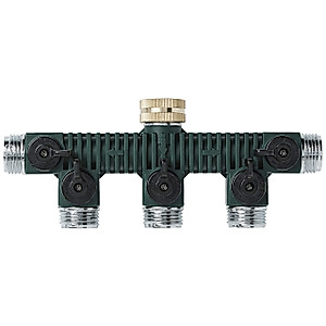 Orbit 62019 5-Way Zinc Hose Faucet Valve Manifold