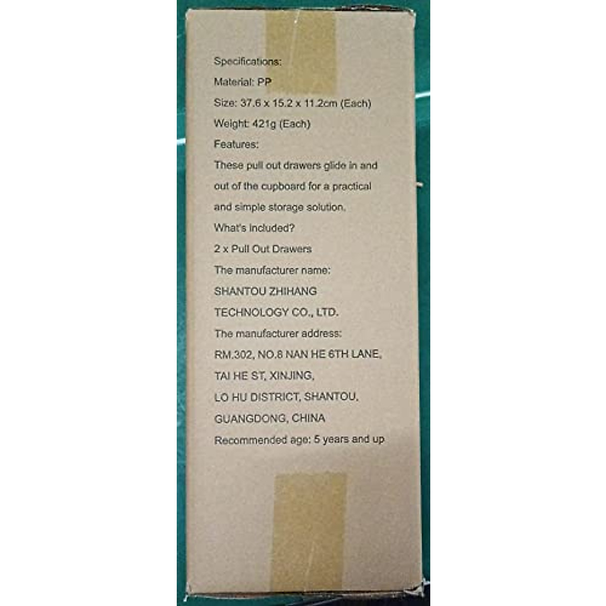 Baffect Under Sink Organizers and Storage, 2 Pack Pull Out Under Bathroom and Kitchen Cabinet Storage Drawer Organizer, Multi Purpose Sink Organizing Caddy up to 11lbs (Gray)