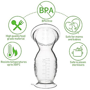 Haakaa Manual Breast Pump with Base 5.4oz/150ml