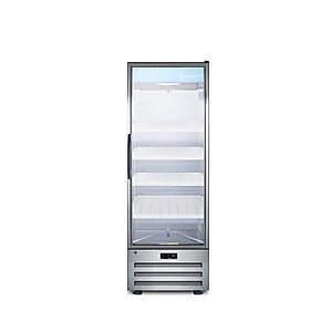 ACCUCOLD ACR1415RH Accucold 24' Wide Pharmaceutical All-refrigerator with Right Hand Door Swing, Glass Door, Lock, Digital Thermostat and a Stainless Steel Interior & Exterior Cabinet