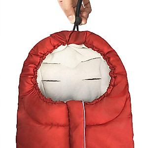 Winter Outdoor Tour Waterproof Baby Stroller Footmuff, Cozy Warm Toddler Sleeping Bag for Most Pushchair, Jogger, Strap Position Adjustable Stroller Blanket