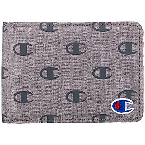 Champion Graphic Wallet, Heather Grey, One Size