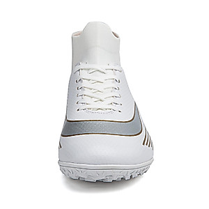 Indoor Soccer Shoes Mens Soccer Cleats Women Turf Soccer Shoes Men Zapatos de Futbol para Hombres Football Cleats Women Tacos de Futbol para Hombre Tacos de Futbol Futsal Shoes High Top Shoes TF