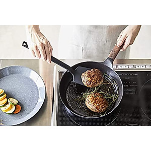 Yamazaki Home Silicone Spatula, Silicone, No Assembly Req., Black