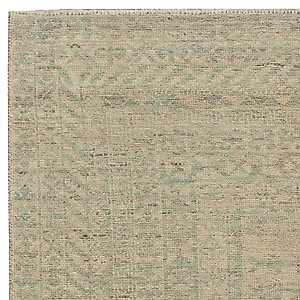 8' x 10' Modern Samarkand Taupe and Light Gray Handmade Wool Rug - N11061 Doris Leslie Blau