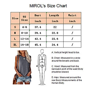 MIROL Women's Sleeveless Tank Tops Basic Loose Tunic T Shirts Batwing Sleeve Solid Color Casual Tee with Pocket Black