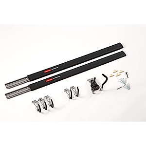 Rubbermaid FastTrack Garage Storage Utility Hooks, All in One Rail Hook Kit and Tool Organizer, 8 Piece, Heavy Duty for Wall/Shed/Garden