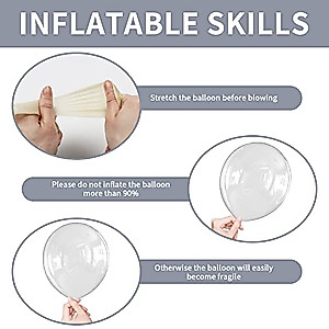 Clear Balloons Different Sizes 151PCS 18/12/10/5 Inch Clear Balloon Garland Arch Kit Quality Transparent Latex Balloons Decorations for Party Birthday Graduation Wedding