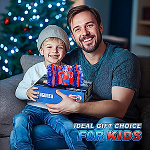 fygurso Waterproof Remote Control Car，4WD Amphibious 2.4 GHz RC Car Remote Control Boat，360°Rotation RC Stunt with LED Lights，Boys Girls Gifts All Terrain Water Beach Pool Toy