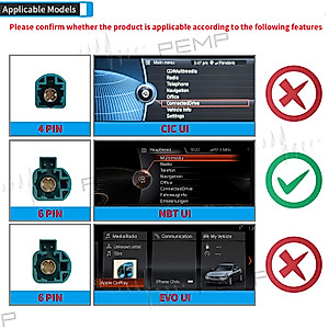 PEMP 10.25" F48 Android 13 IPS 1920x720 Blue Anti-glared HD Screen, Qualcomm 8core 4+64GB CarPlay Android Auto Use The OEM Bluetooth get The Sound for BMW X1 F48 (2016-2017) NBT