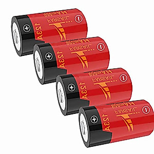 123A Rechargeable Batteries for Arlo, FARSAIL 12-Pack 800mAH ICR17335 NiMH Batteries for Arlo VMC3030 VMK3200 VMS3130 3230C 3430 3530 Wireless Security Camera, Flashlight and More