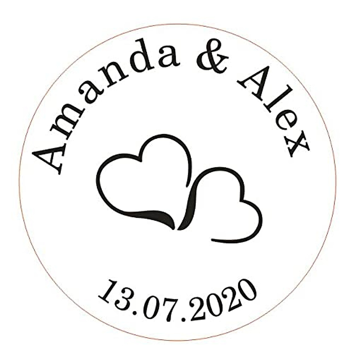 Personalized Wine Bottle Stopper,Customized Love Shape Custom Anniversary Name Date Engraved Wooden Cork Bottle Stopper Wedding Favors, wood engraved Wedding Gift,custom,10PCS