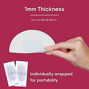 NatureBond Ultra Thin Disposable Nursing Pads for Breastfeeding, 120 Count, Lactating Pads, Protectores de Lactancia, Breast Pads 1mm Thickness