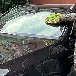 GDHXW Large 18 IN Dual-Function Undercarriage Cleaner Undercarriage Washer Water Broom 5 Nozzles with Cleaning Gloves,5 Pressure Washer Nozzles ,MAX 5000PSI