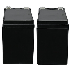 PowerStar Replacement Battery for Compatible with APC BX1500G UPS Replacement Batteries - Set of 2