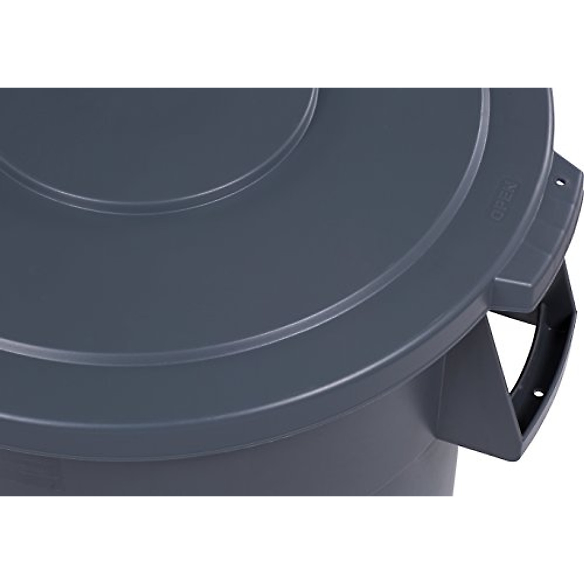 Carlisle FoodService Products 34104423 Bronco Round Waste Container Only, 44 Gallon, Gray