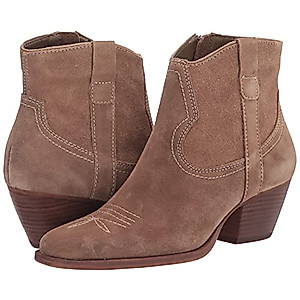 Dolce Vita Women's SILMA Ankle Boot, Truffle Suede, 8