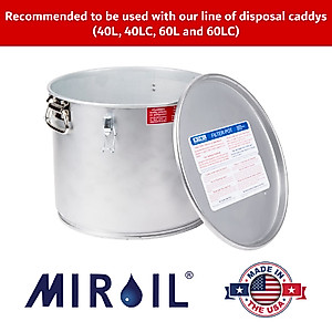 Miroil B6PS Fryer Filter Bag & Frame, MirOil EZ Flow Filter Bag Combination, Part 02852, Use to Filter Fry Oil, Suitable for 70 lb Polishing Oil, Durable, Easy to Clean with Hot Water