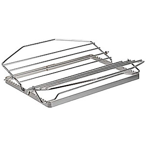 Norpro 275 Adjustable Roast Rack Nickel-plated, 11 inches, Silver