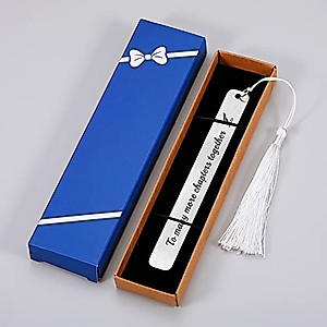 Bookmarks for Women with Tassel Gift Valentines Day Gifts for Him Her Birthday Christmas Holiday Graduation Anniversary Bookmarks I Love You Gift for Girlfriend Boyfriend Wife Husband Lover Couple