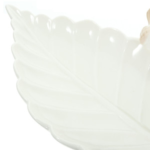 Alipis Jewelry Tray Earring Holder Necklace Display Dish Serving Trays Ceramic Ring Plate Desktop Necklace Container Candy Serving Dishes Display Tray Small Tray 3d Ceramics Dessert Plate