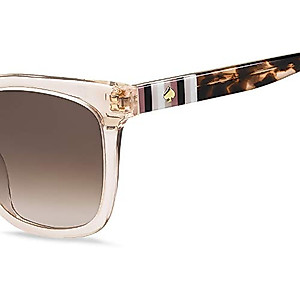 Kate Spade New York Women's Kiya Square Sunglasses, Peach, 53 mm