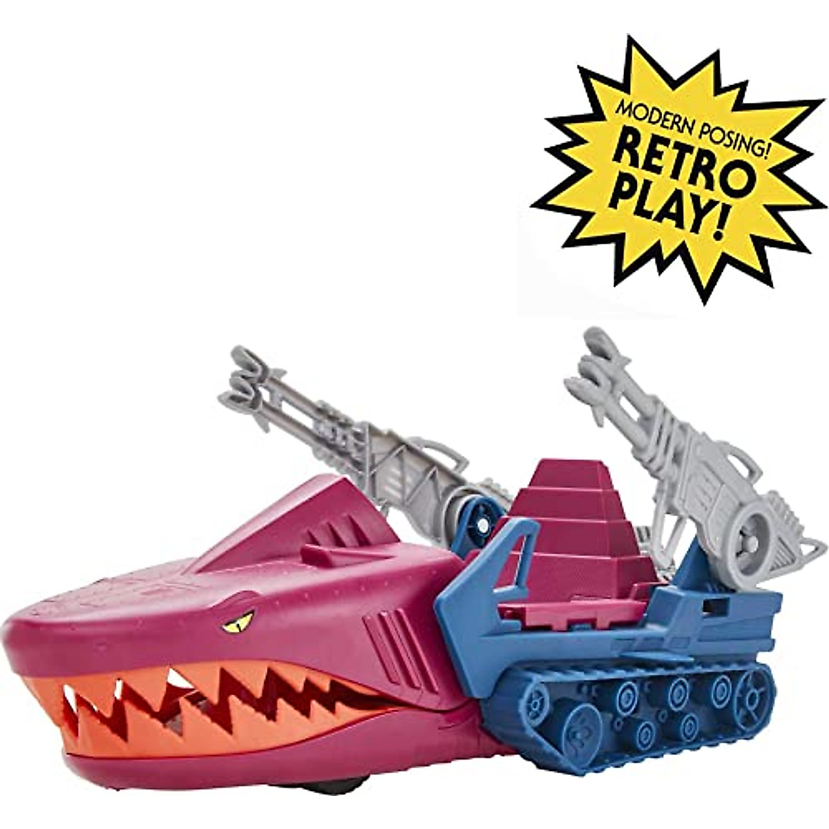 Masters of the Universe Origins Land Shark Vehicle, Skeletor's Iconic Transportation for MOTU Storytelling Play and Display, Gift for Kids Age 6 Years and Older