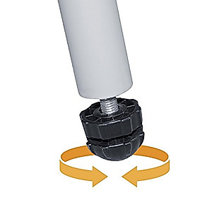 POWERTEC MT4000 Folding Miter Saw Stand with 8-Inch Wheels and 110V Power Outlets, Universal Quick-Release Brackets