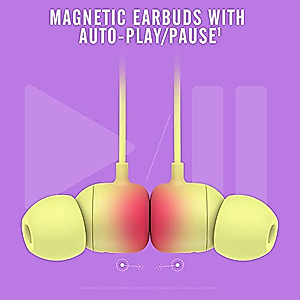 Beats Flex Wireless Portable Bluetooth Earbuds Built-in Microphone - Yuzu Yellow (Renewed)