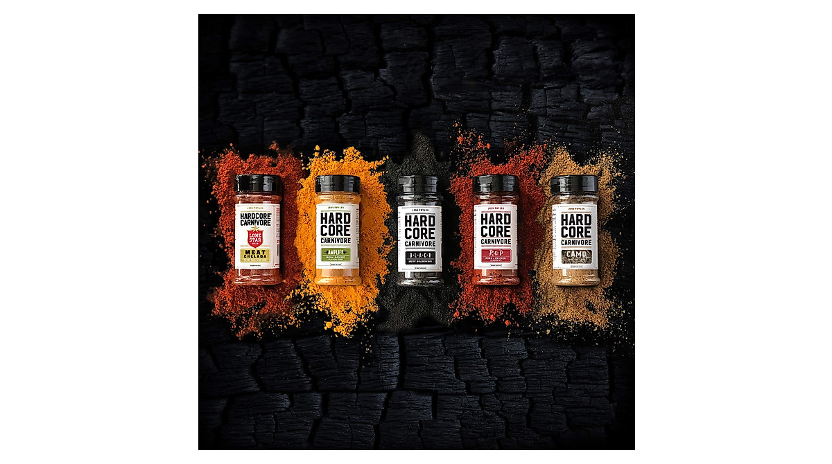 Hardcore Carnivore Red: Premium Pork & Chicken Rub for Grilling