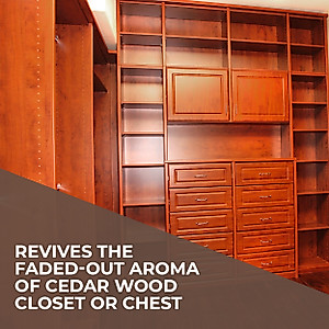 Saman Classic Cedar Wardrobe & Chest Treatment Oil – Revives The Faded-Out Cedar Scent - COC-000-250 – 8 oz / 236 ml